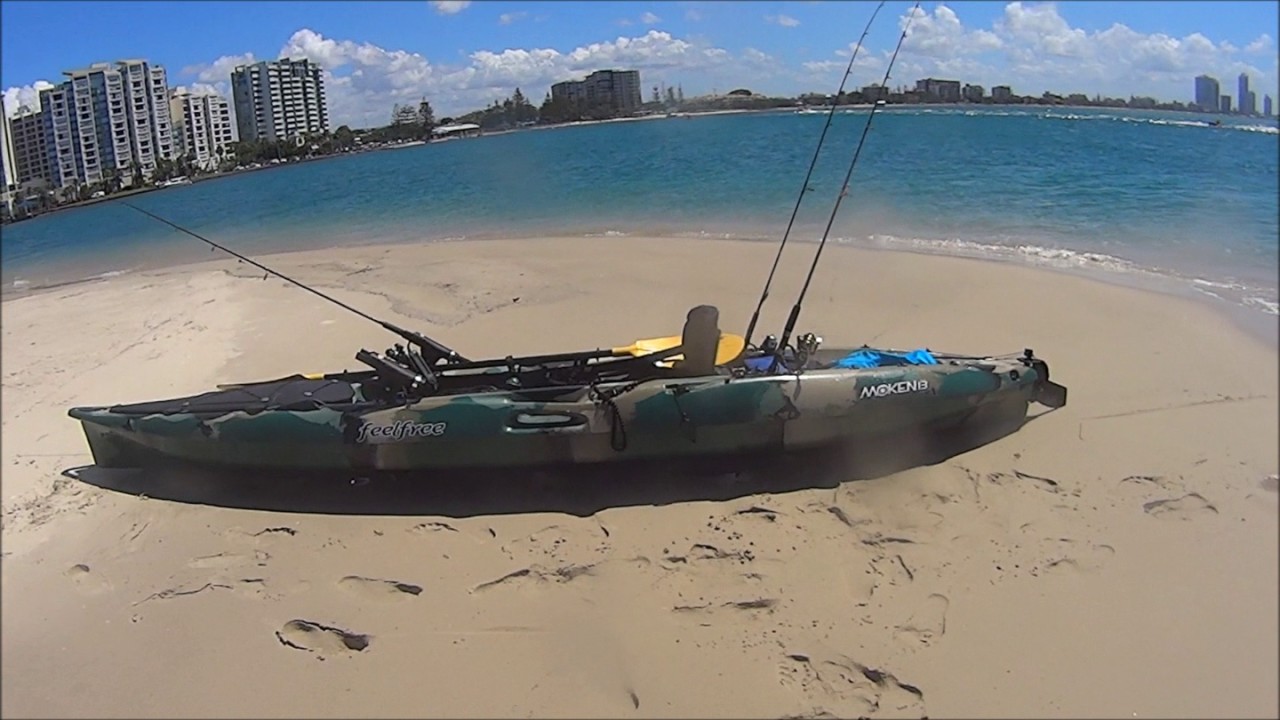 Moken 13 FeelFree Kayak Gold Coast Broadwater - YouTube