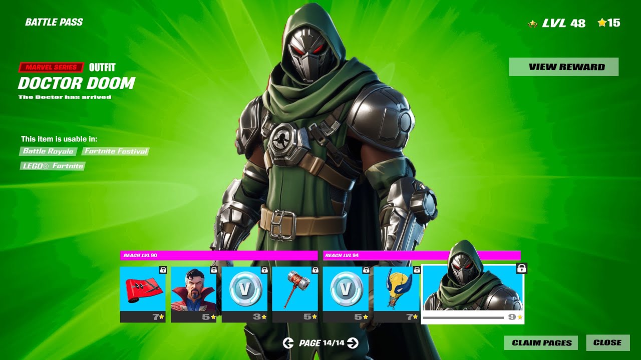 Fortnite Chapter 5 Season 4 Marvel Battle Pass Reveal - YouTube