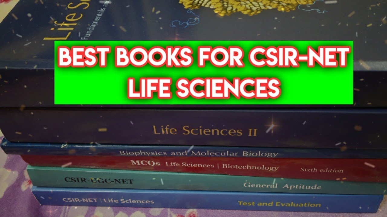 CSIR NET life sciences books to follow | Best books for CSIR NET exam ...