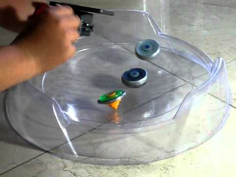 beyblade team gangan galaxy vs team excalibur #1 - YouTube