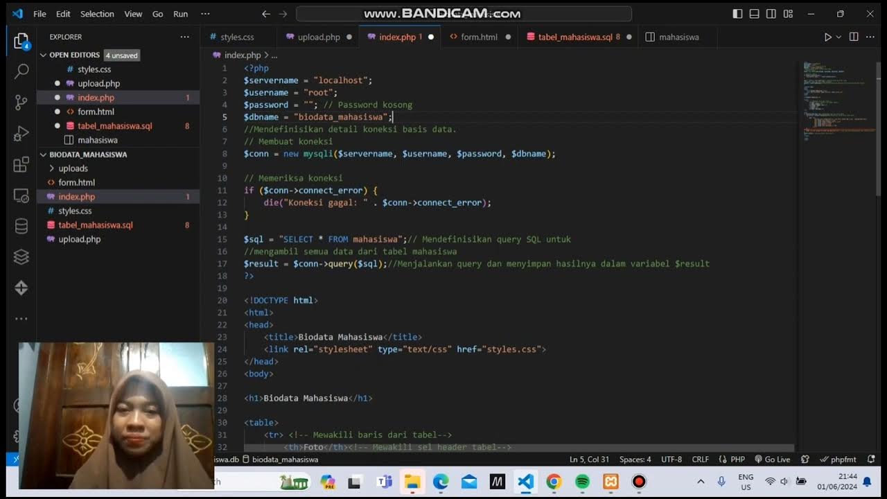 Presentasi Tugas UAS Pemrograman Web - YouTube