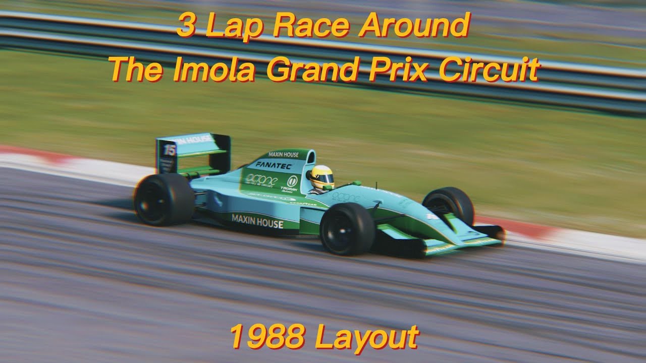 3 Lap Race around The Imola Grand Prix Circuit AMS-2 - YouTube