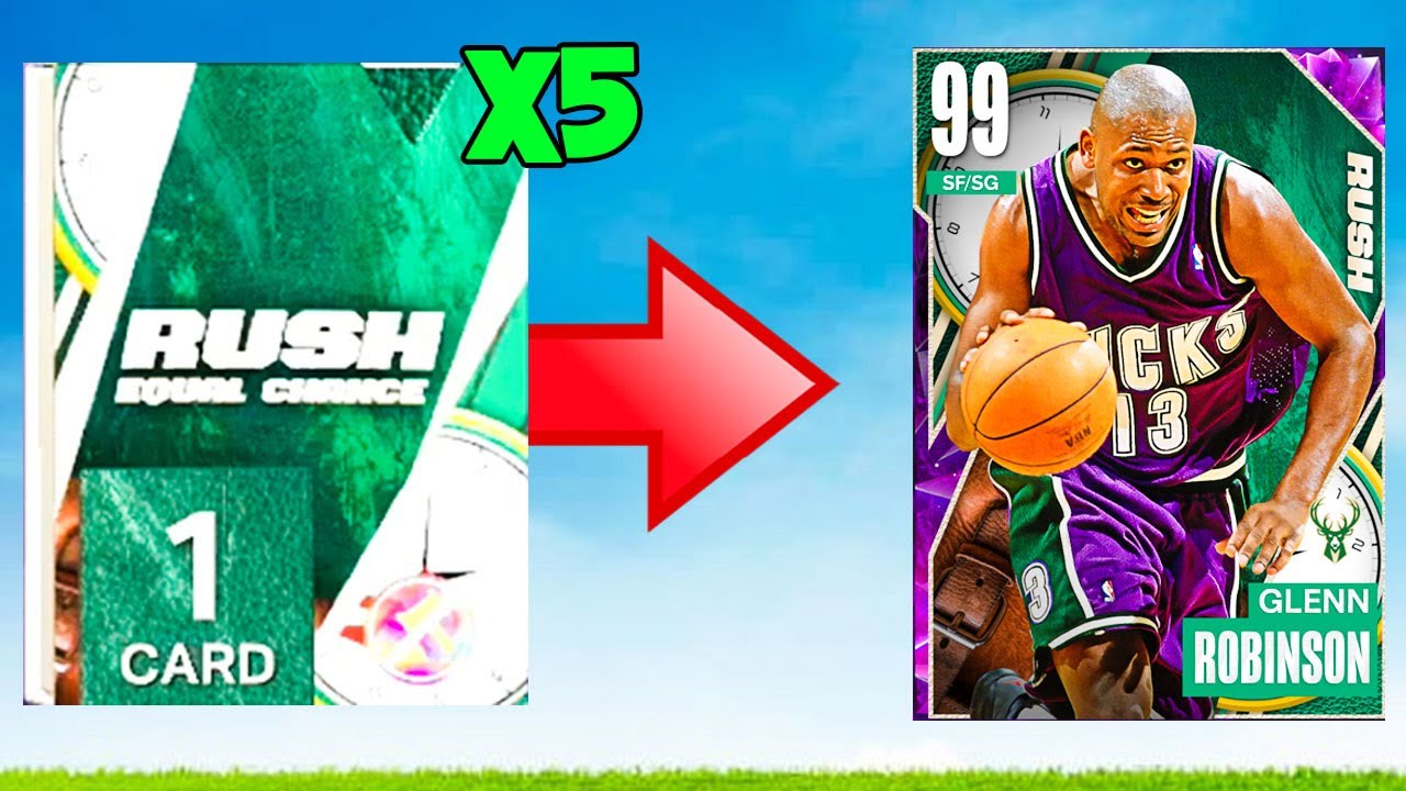 I OPENED 5 EQUAL CHANCE RUSH DARK MATTER PACKS IN NBA 2K23 MYTEAM ...