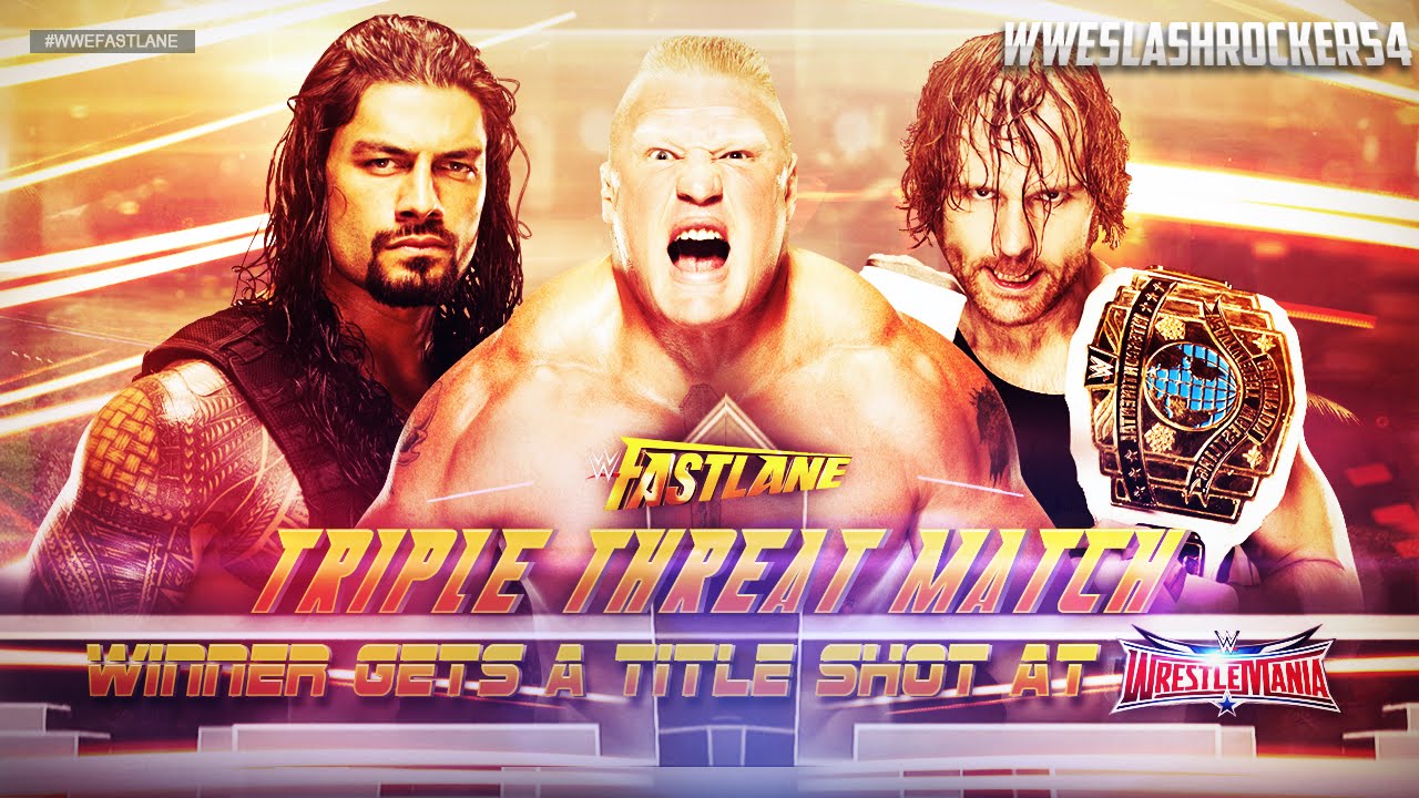 WWE Fast Lane 2016 Match Card - YouTube