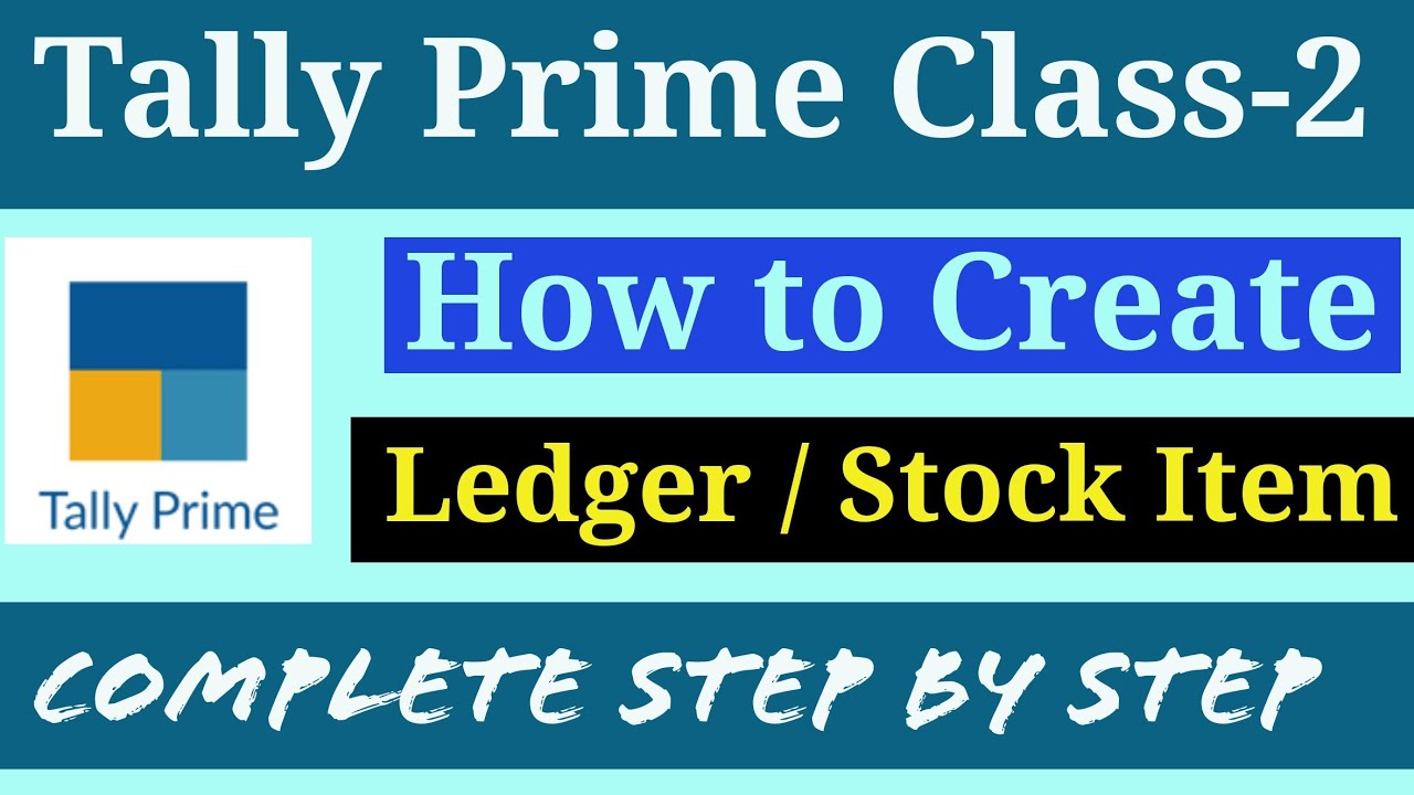 how to create ledger in tally prime how to create ledger, groups and ...