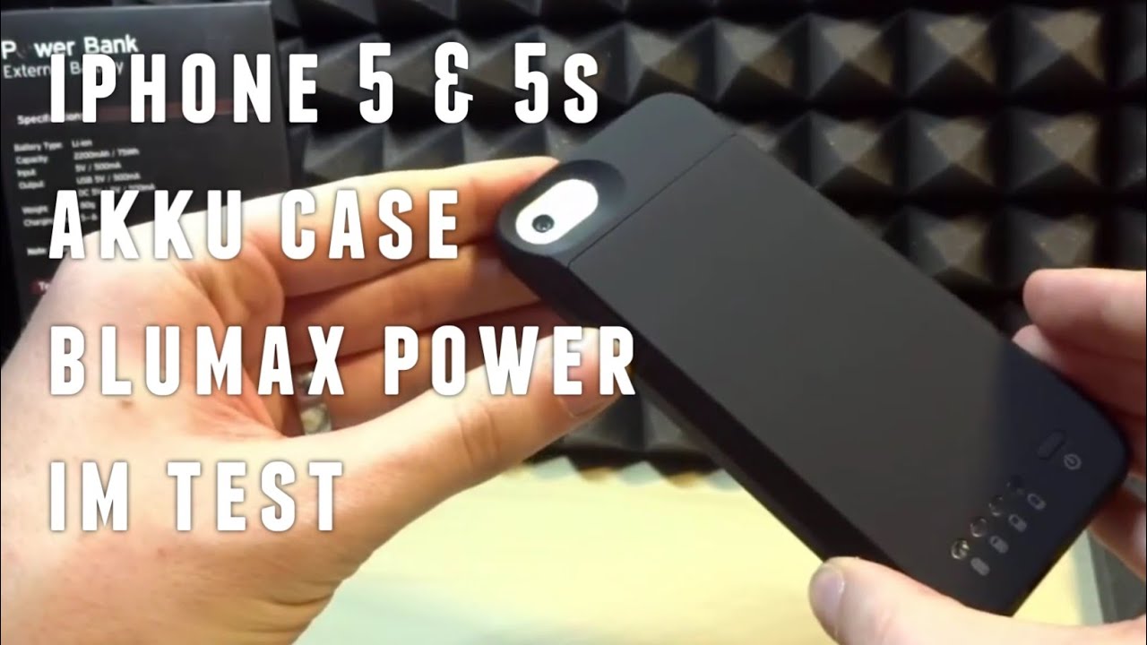 Blumax Power - Akku Case für iPhone 5 & 5s im Test - 2200 mAh to GO ...