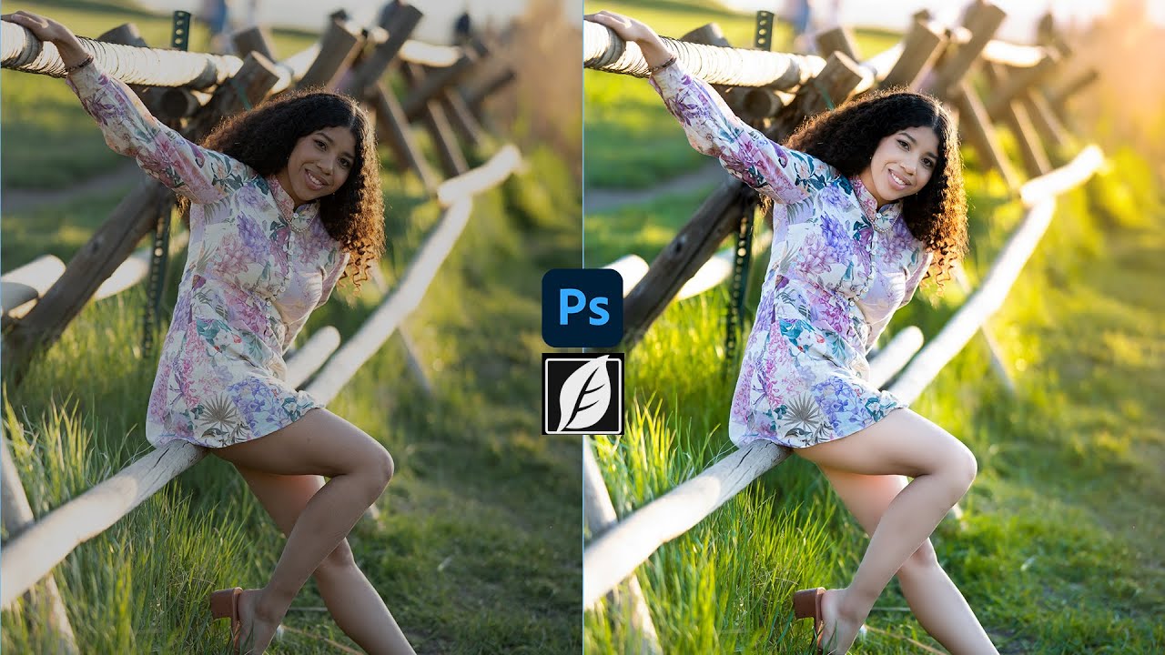 Photoshop color grading camera raw tutorial - YouTube