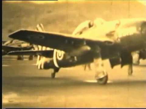 RTAF F8F-1/1B BEARCAT # 4 Fire Power Demonstration 1956 - YouTube