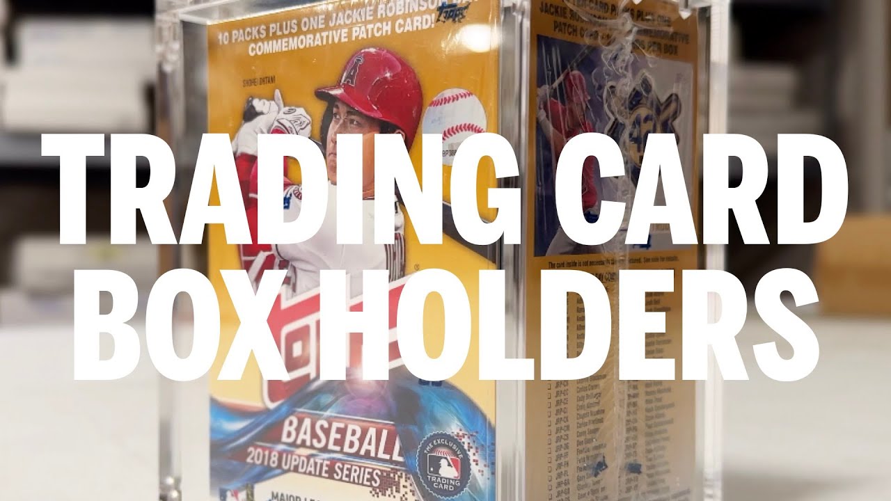 Enhance & Protect Your Trading Card Box Collection - YouTube