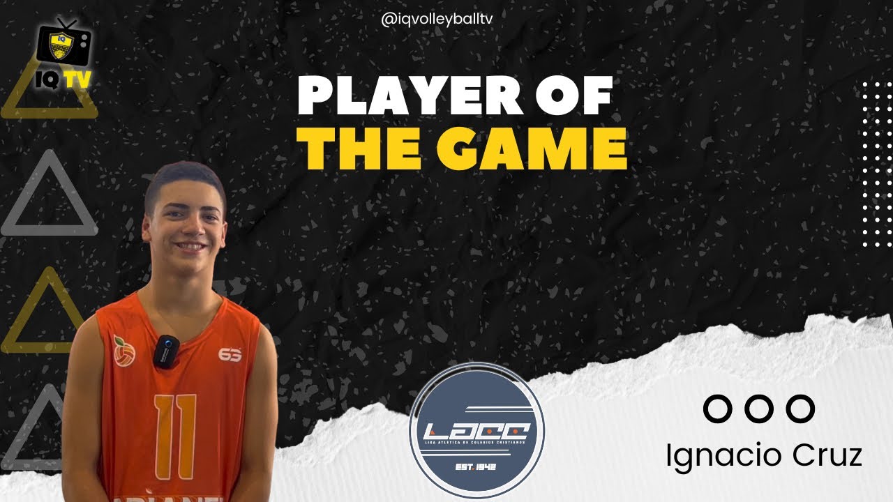 Player of The Game con Ignacio Cruz del Colegio Adianez - YouTube