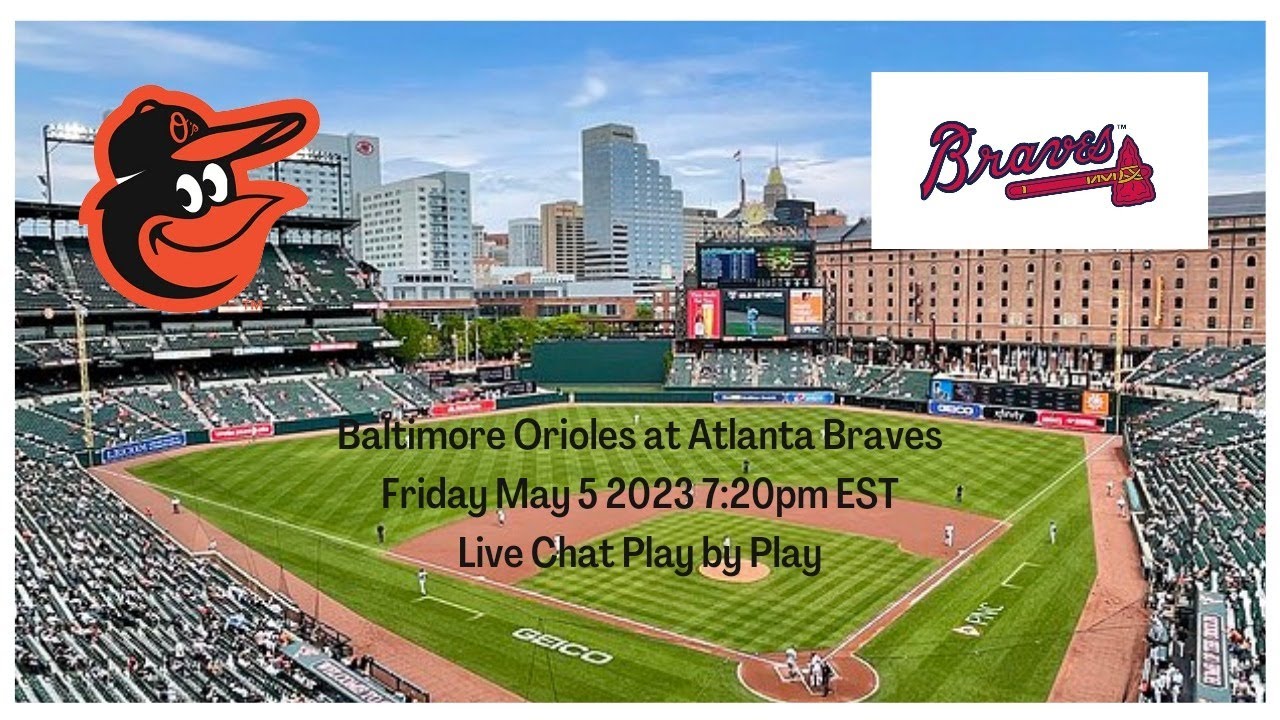 Baltimore Orioles at Atlanta Braves MLB Live Chat Play by Play - YouTube