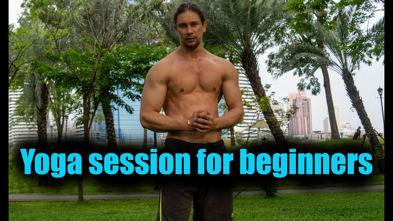 Yoga session for beginners - YouTube