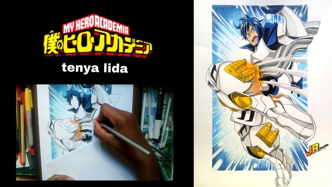 Speed Drawing Tenya lida /Boku no hero Academia - YouTube