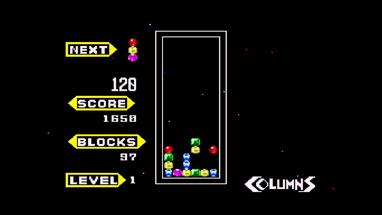 Columns ... (Master System) 60fps Gameplay - YouTube