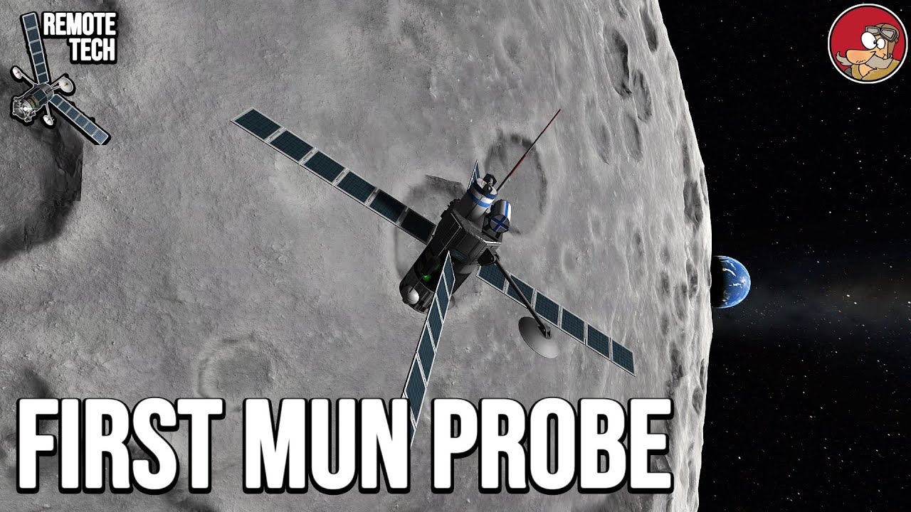 Launching First Probe to Mun in Kerbal Space Program in 2023 - YouTube
