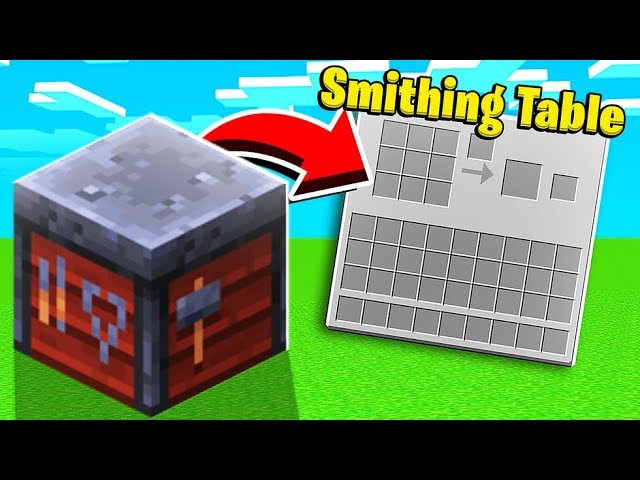 How To Use A Smithing Table In Minecraft 114 How To Use A Smithing Table In Minecraft 114