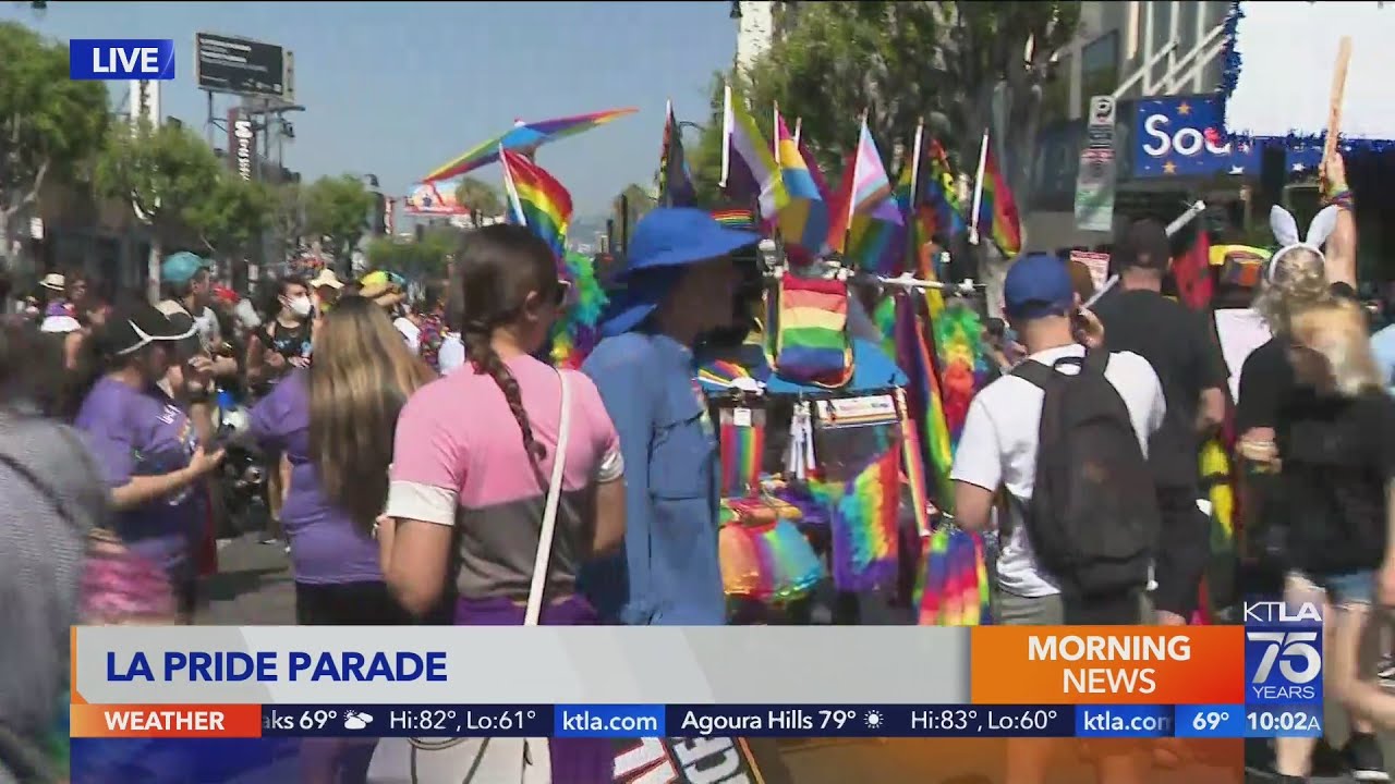 LA Pride Parade kicks off in Hollywood - YouTube