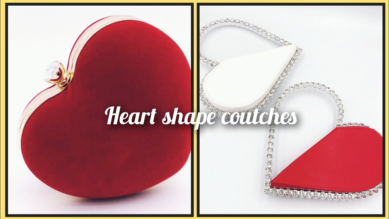 latest heart shape clutches - YouTube