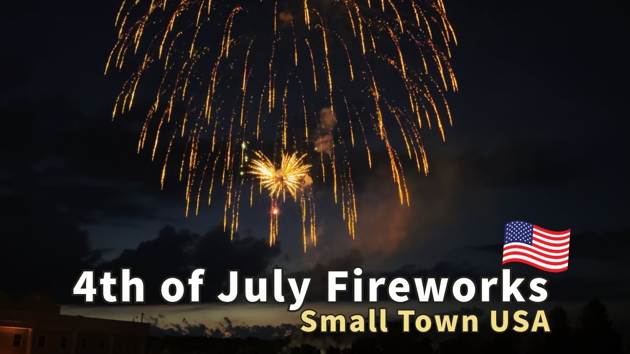 4th of July Fireworks in Small Town USA - French Lick Resort Indiana ...