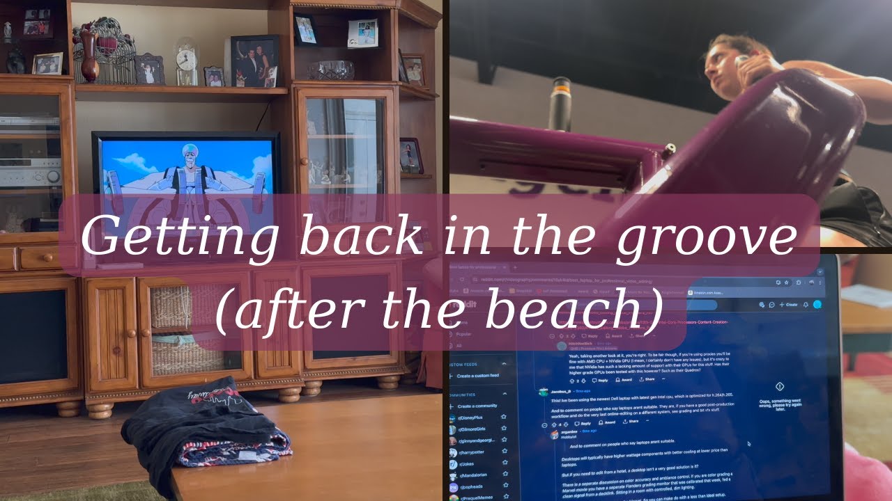 Getting back in the groove! (after the beach) - YouTube