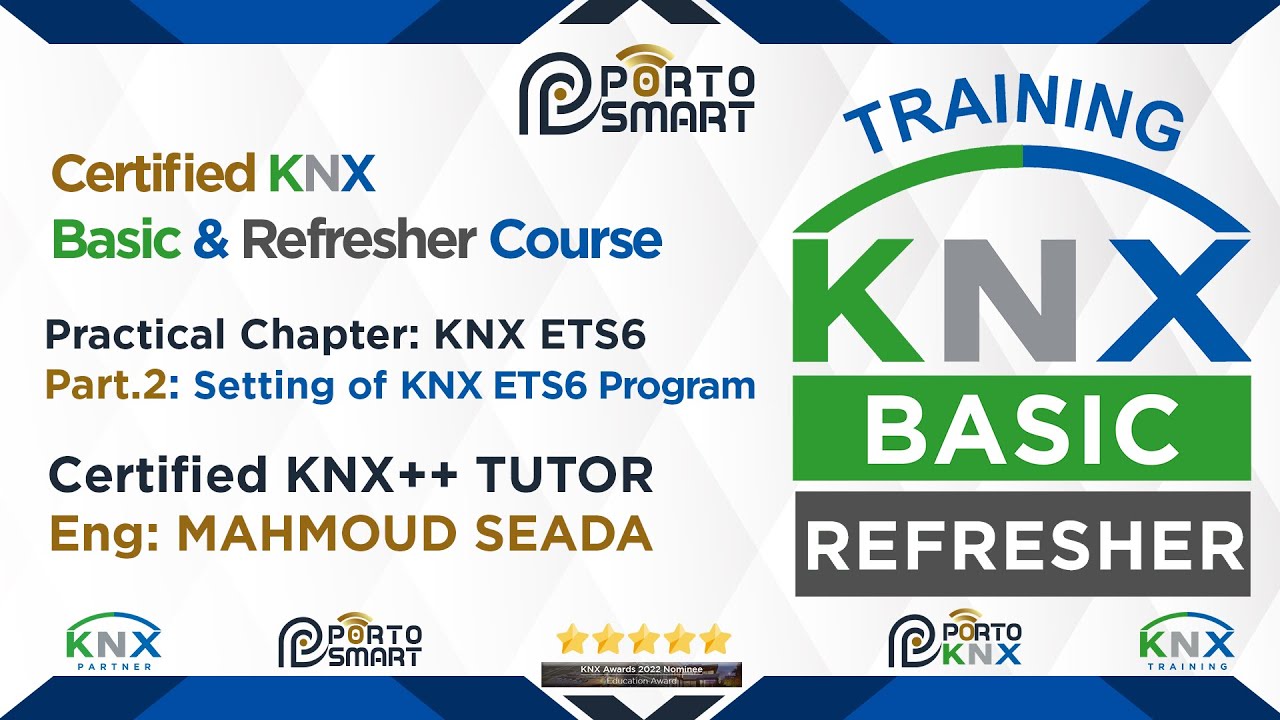 KNX Practical in ETS6 Part 2 "KNX Basic Course" - YouTube