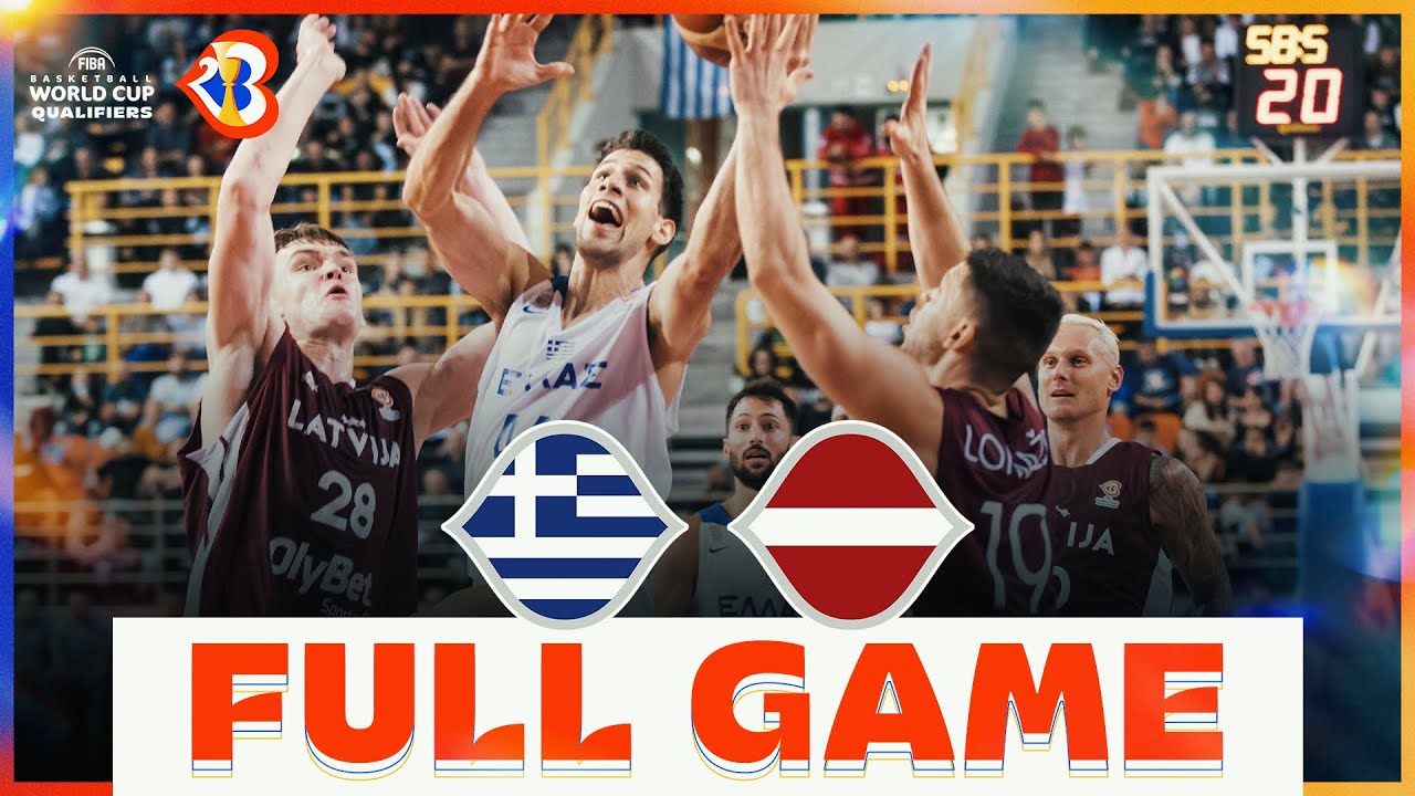 Greece v Latvia | Basketball Full Game - #FIBAWC 2023 Qualifiers - YouTube