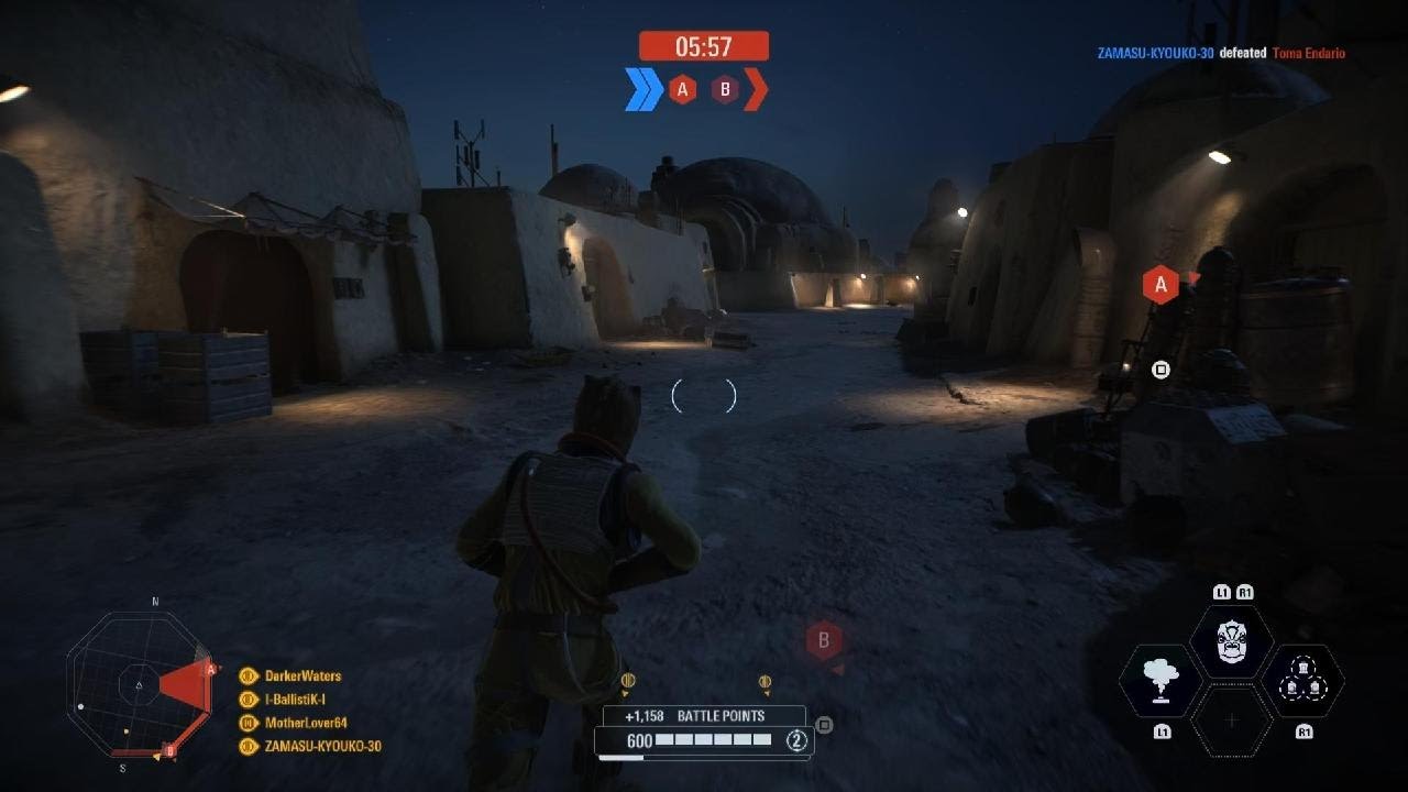 SWBF2: Co-op on both Tatooine maps. - YouTube