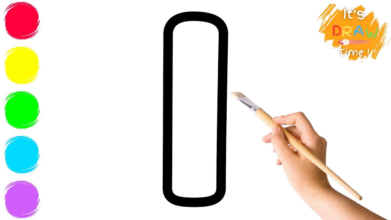 How to Draw with Gouache – Drawing Letter I | Step-By-Step Tutorial ...