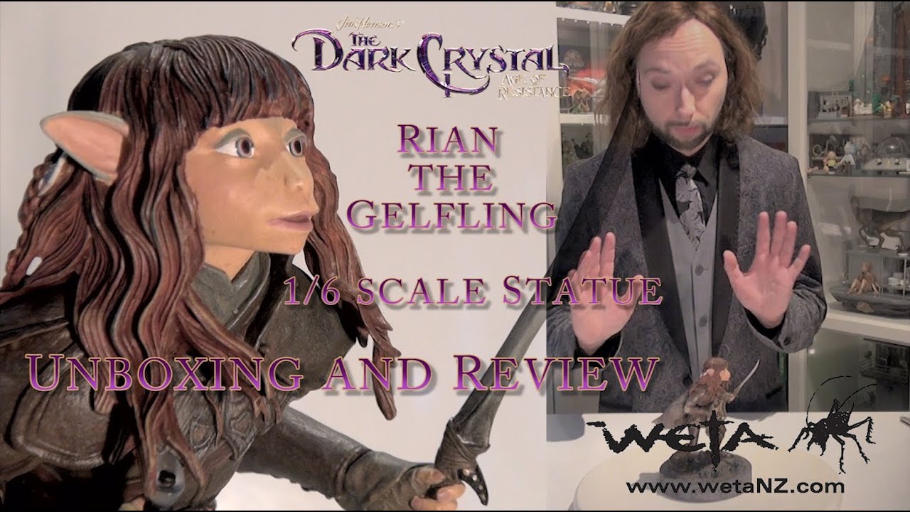 Unboxing of Dark Crystal Rian the Gelfling, a WETA Workshop 1/6 Scale ...