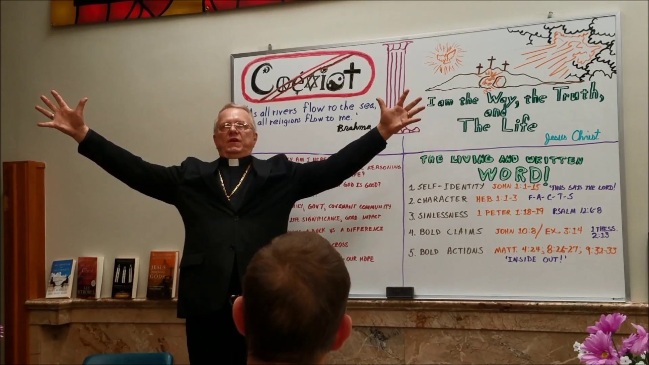 Rev. Richard Ward Teaching The Living And Written Word at The Cathedral ...