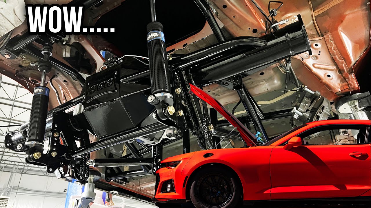 Solid axle swapping my 2019 Camaro ZL1....this kit is so nice! - YouTube