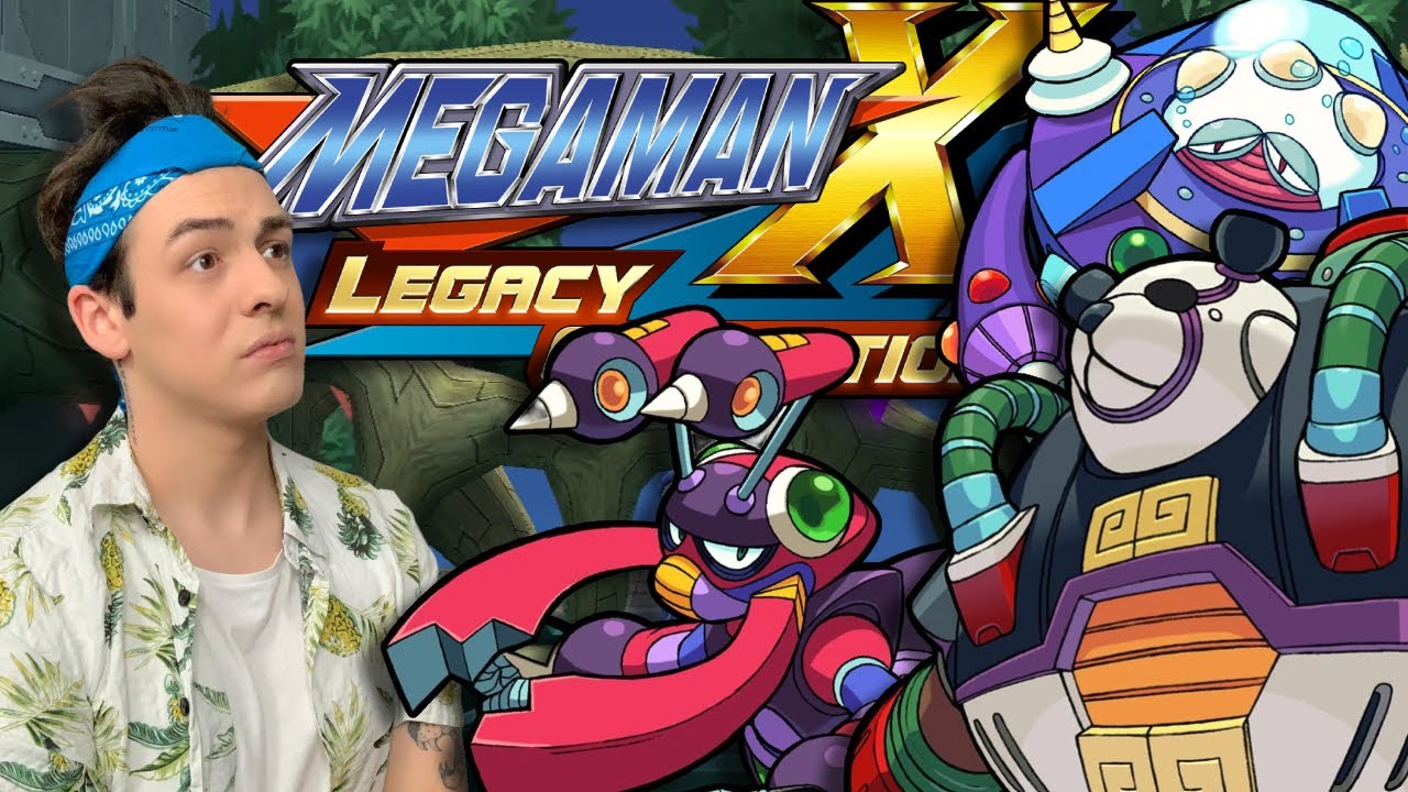 Mega Man x8 | Gravity Antonion, Bamboo Pandamonium & Gigabolt Man-O-War ...