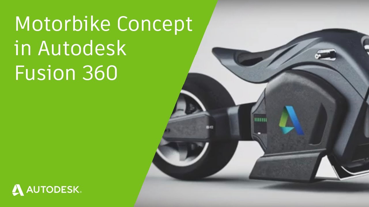 Motorbike Concept in Autodesk Fusion 360 - YouTube