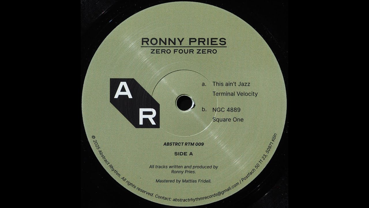 Ronny Pries -- Terminal Velocity - YouTube