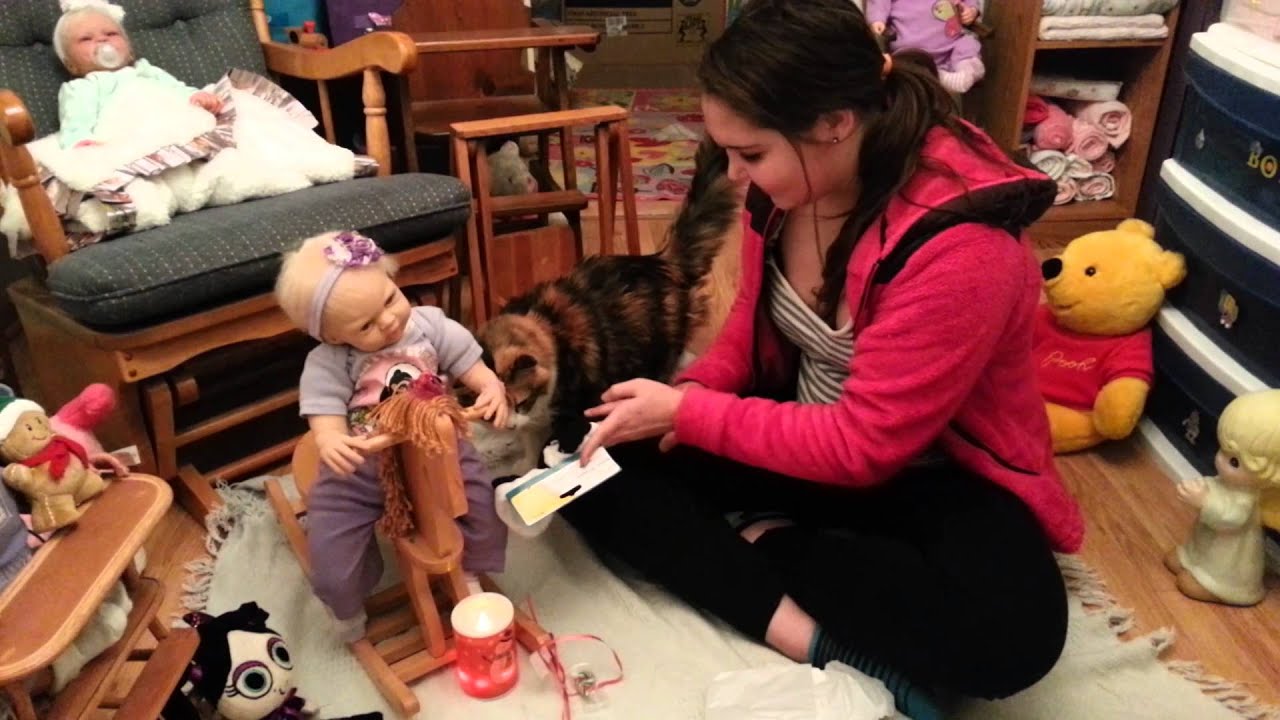 Emily opens presents - YouTube