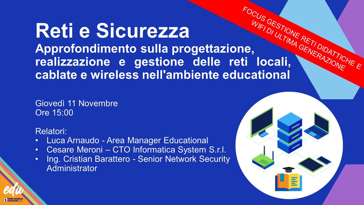 Reti e Sicurezza - Approfondimento sulla progettazione, realizzazione e gestione delle reti ...