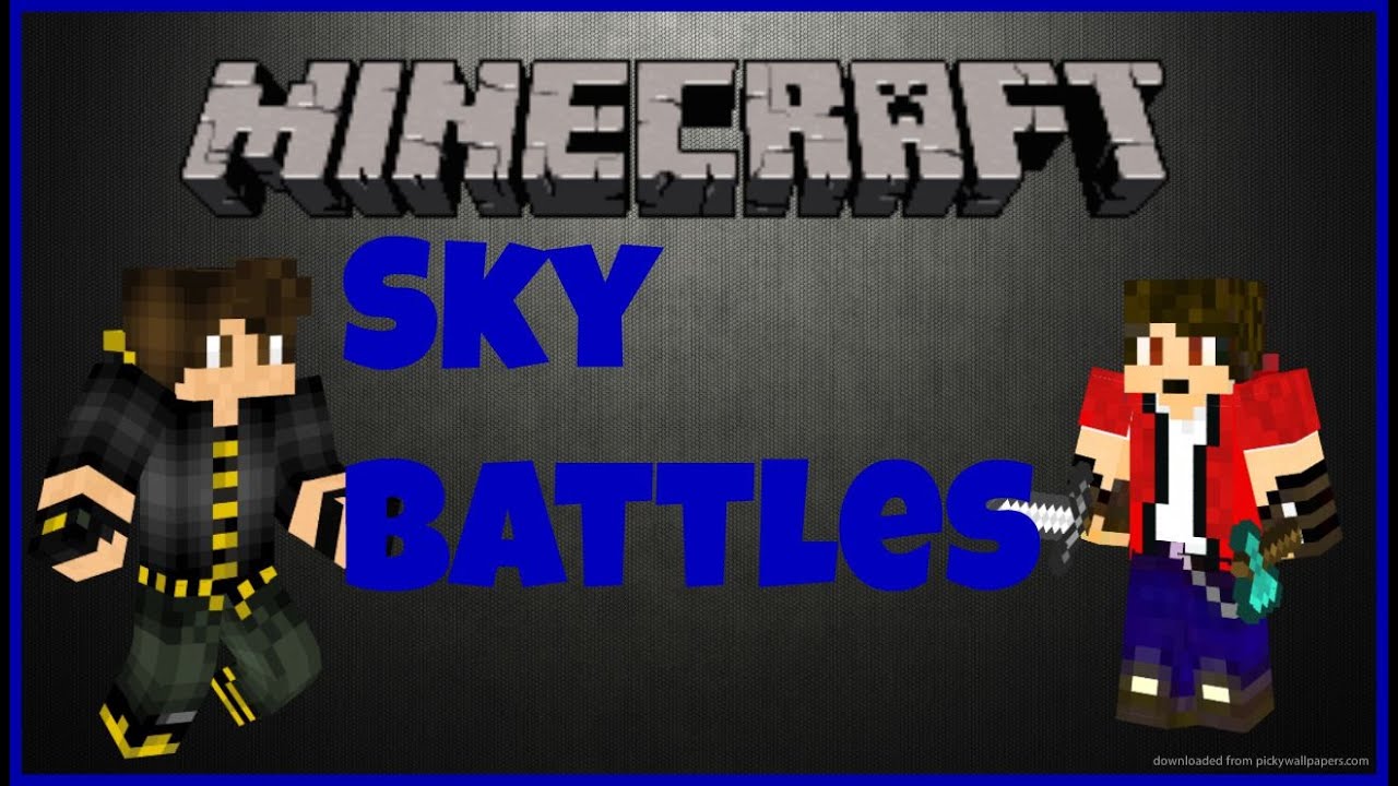 Minecraft Sky Battles w/ Vortex FromFire (OLD) - YouTube