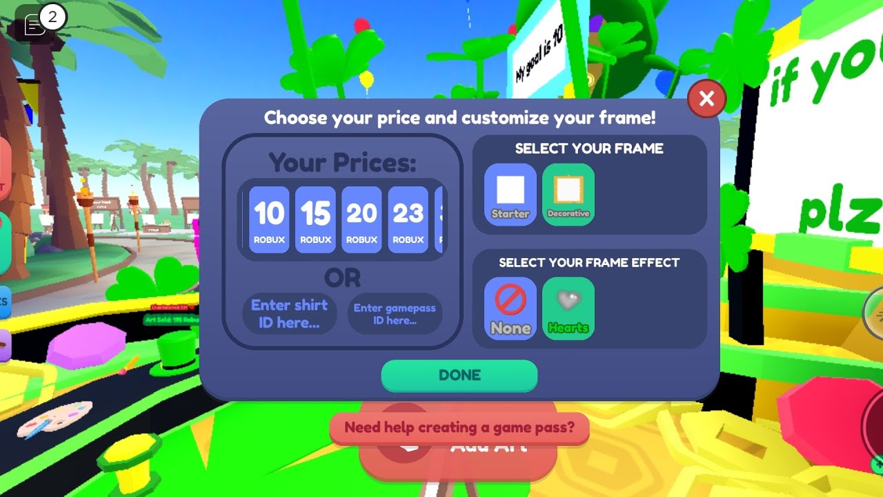 How To Add Prices To Roblox Starving Artist Roblox YouTube How To Add Prices To Roblox Starving Artist Roblox YouTube