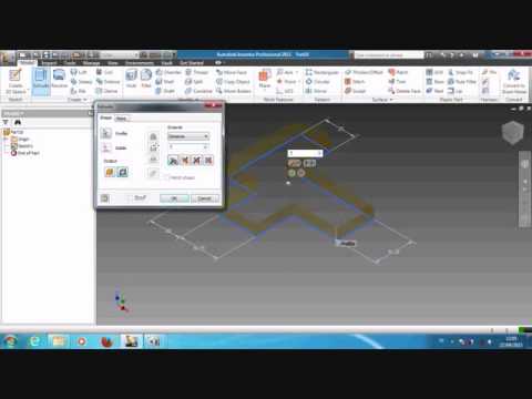 Belajar Autodesk Inventor-MS Slot Support episode 6 - YouTube