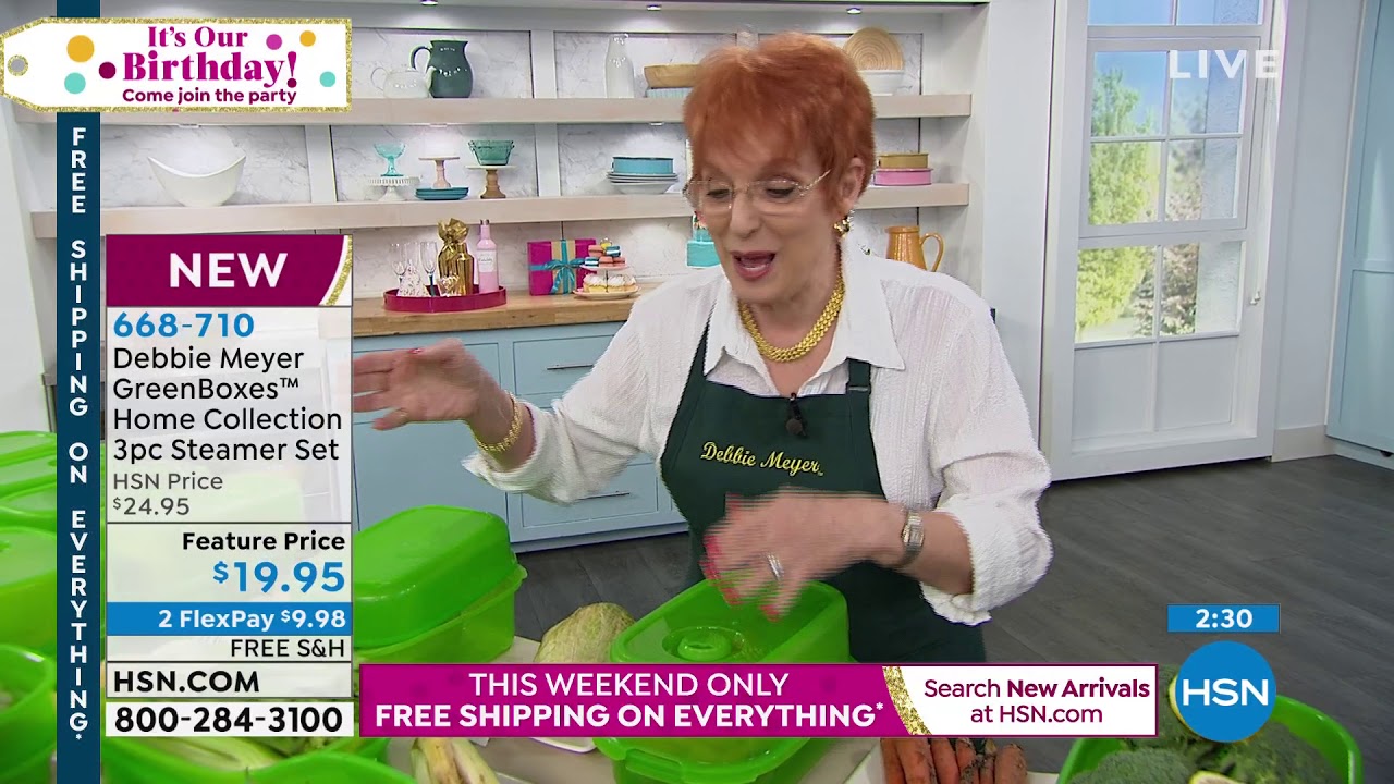 Debbie Meyer GreenBoxes Home Collection 3piece Steamer S... - YouTube