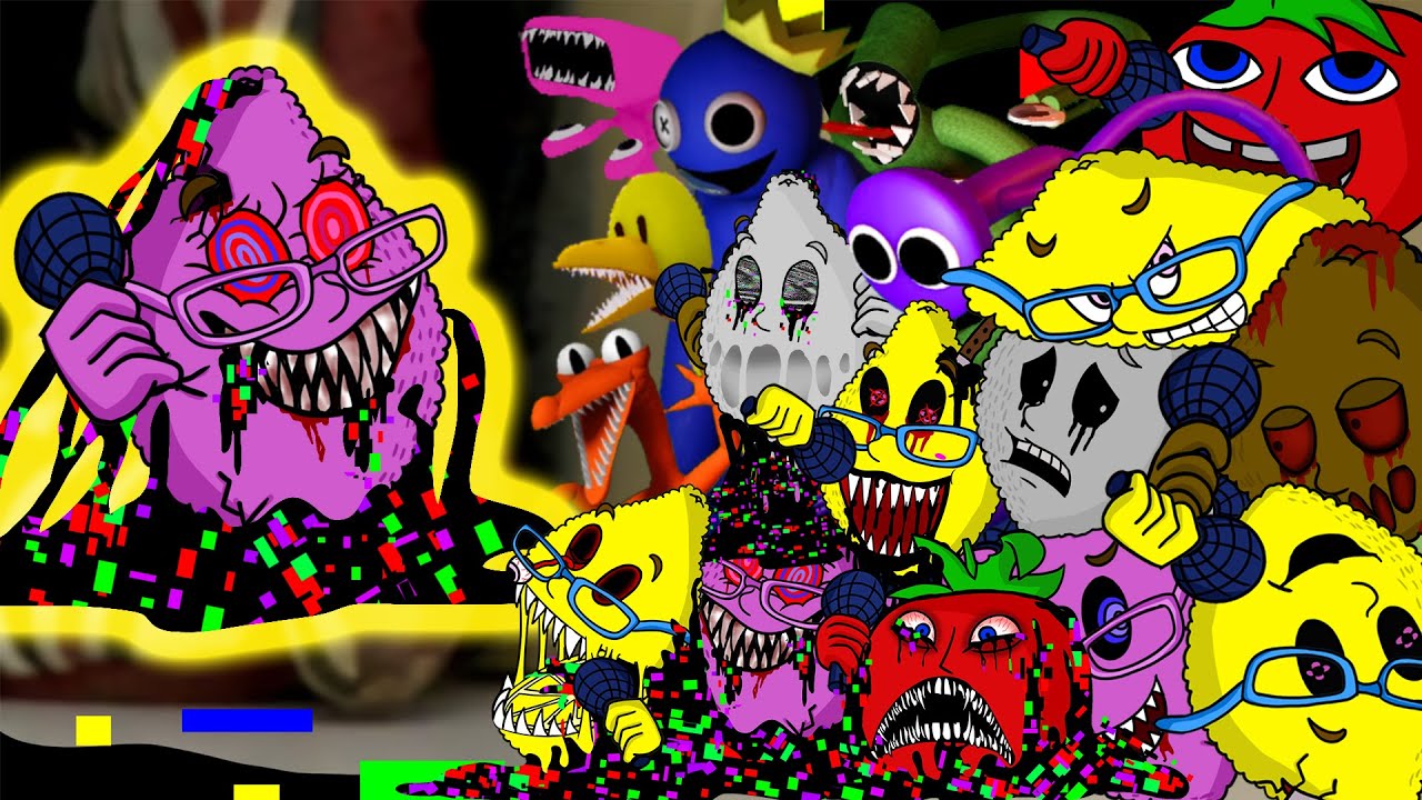 FNF Sliced Everyone Sing It (Vs Ms Luxia Glitch)🎶 Friday Night Funkin ...