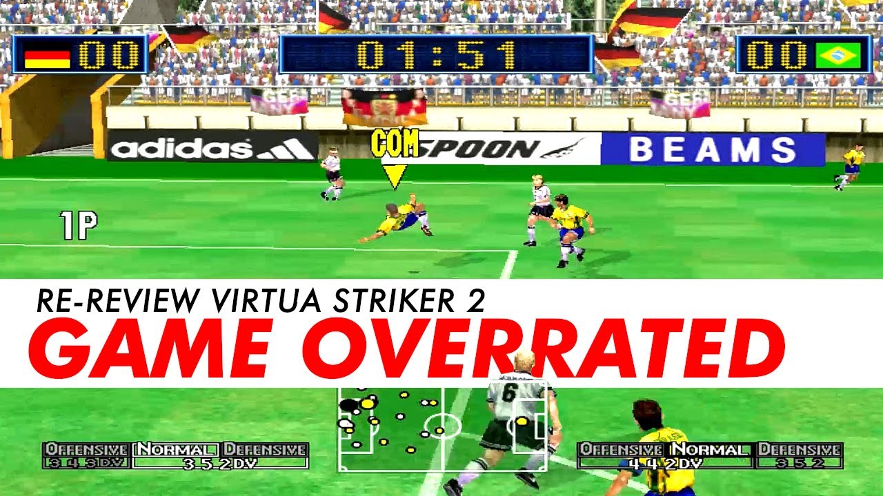 Game Bola Timezone Virtua Striker 2 Arcade Review - YouTube