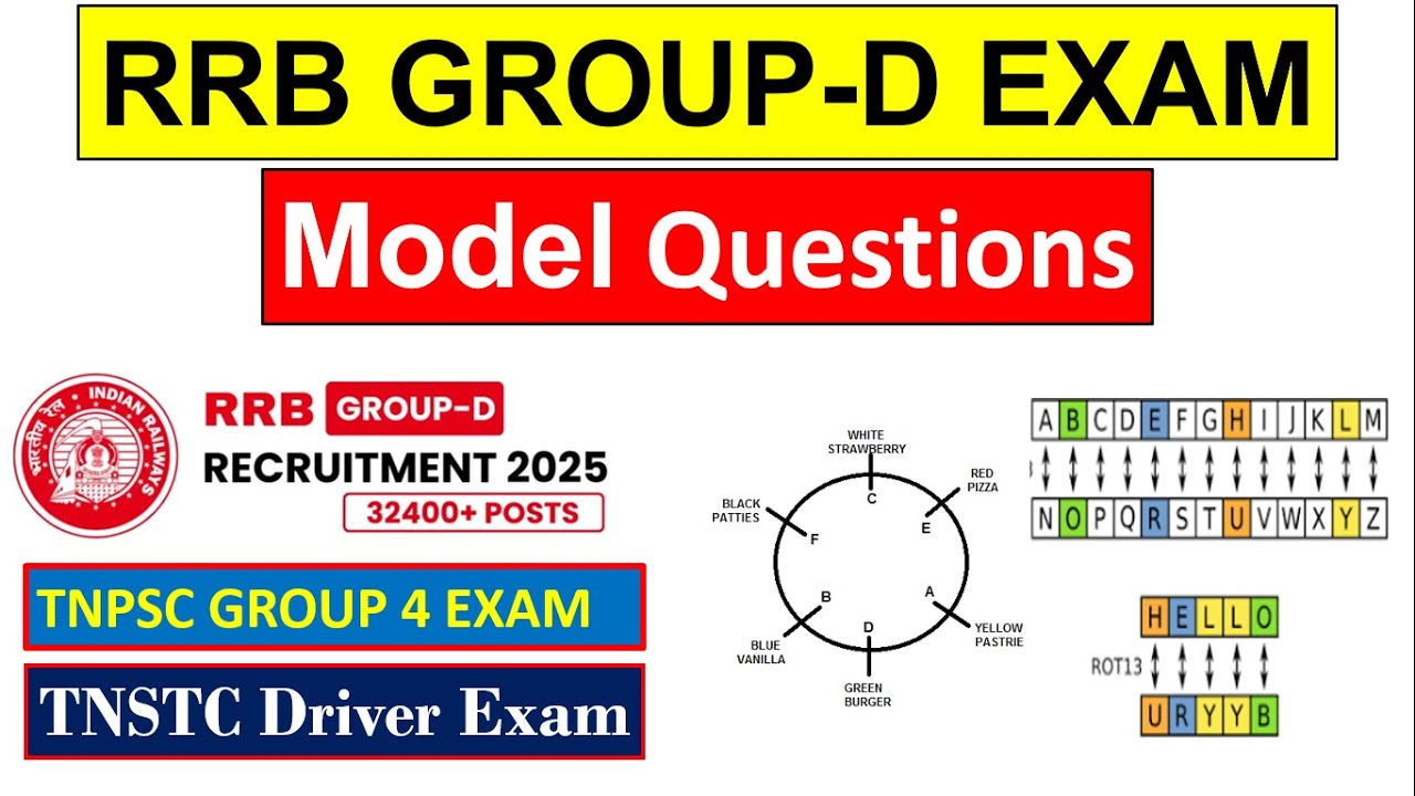 RRB GROUP-D Exam Model Questions 2025 | TNSTC Driver Exam Questions ...