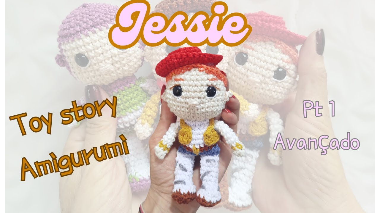 Toy story amigurumi - JESSIE - TUTORIAL PT1 - YouTube