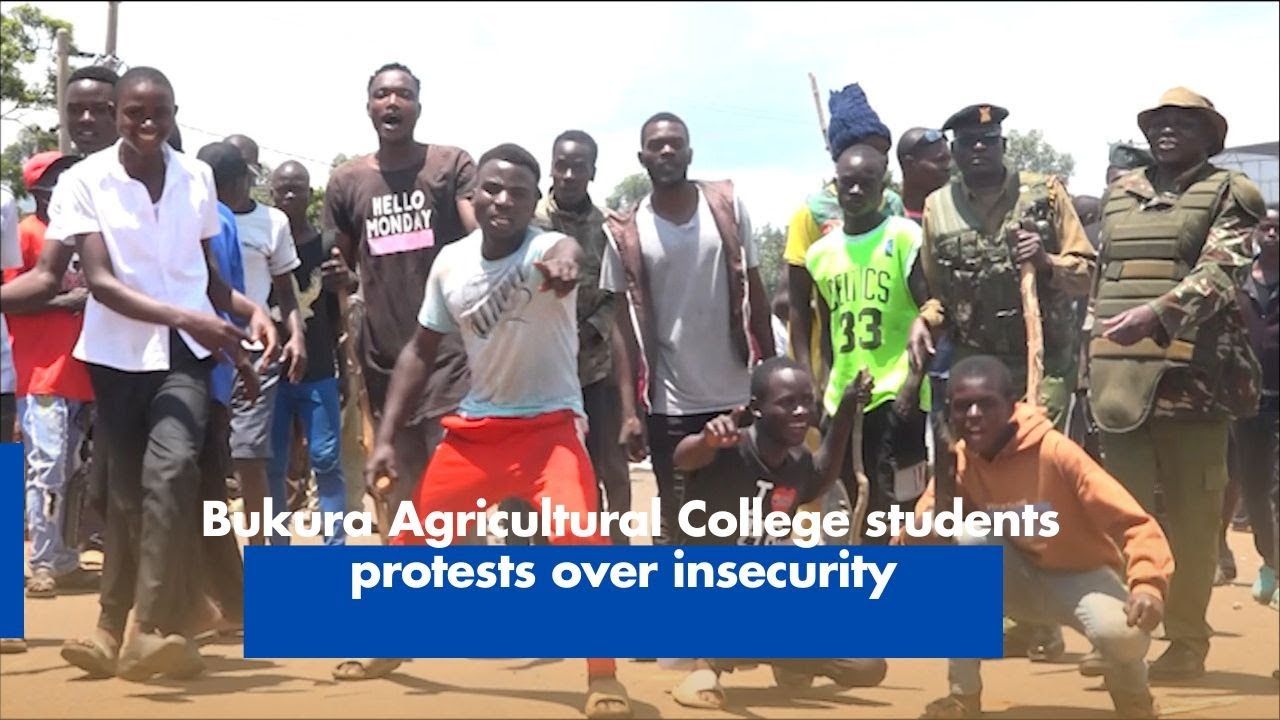 Bukura Agricultural College students protests over insecurity - YouTube