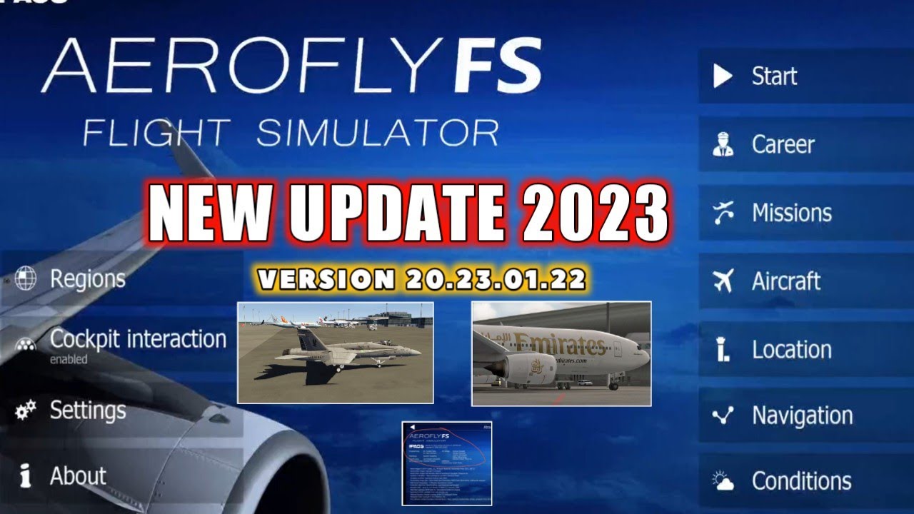 Update AEROFLY FS 2023‼️Last Version 22.03.01.22 | Full Aircraft, All ...