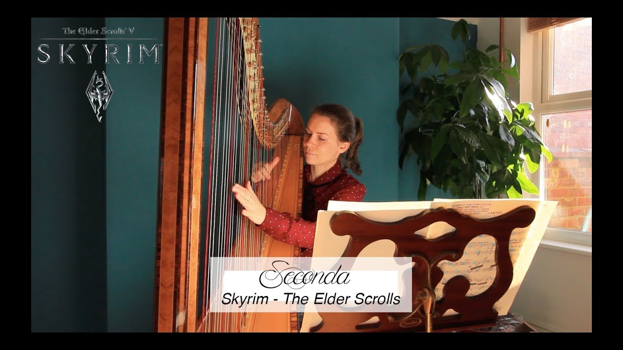 Secunda - The Elder Scrolls | Harp cover | Night Ambiance - YouTube