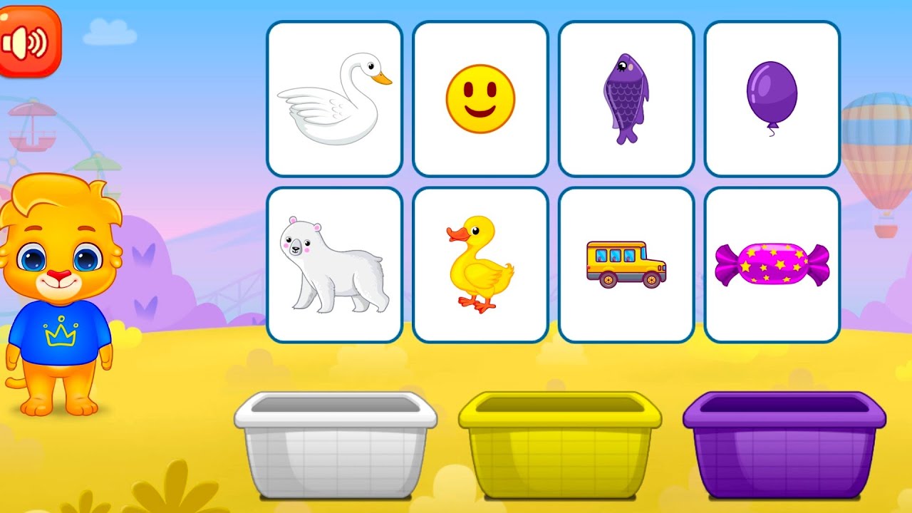 Select the same colors in bucket | Colors video for kids| kids Colors ...