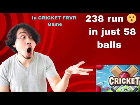 How to play cricket FRVR game |. and score Hugh 👍 - YouTube