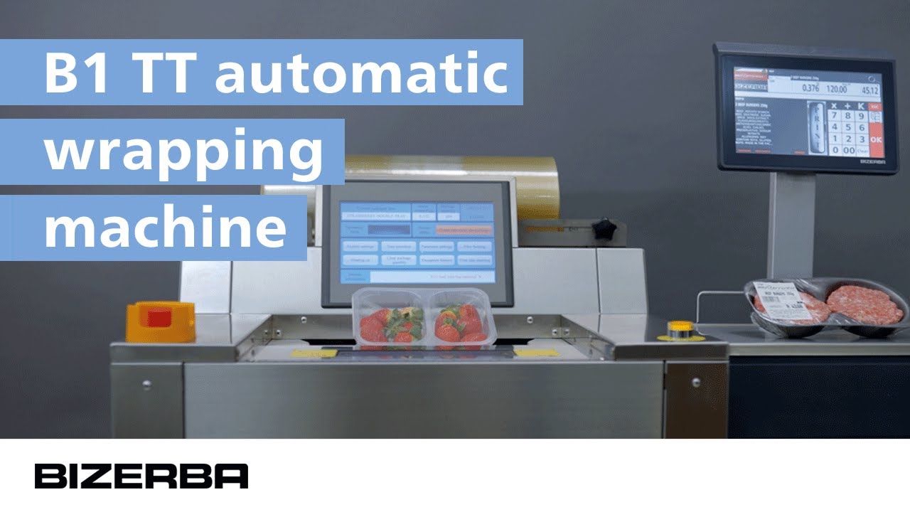 Bizerba B1 TT Automatic Wrapping Machine 2022 - YouTube